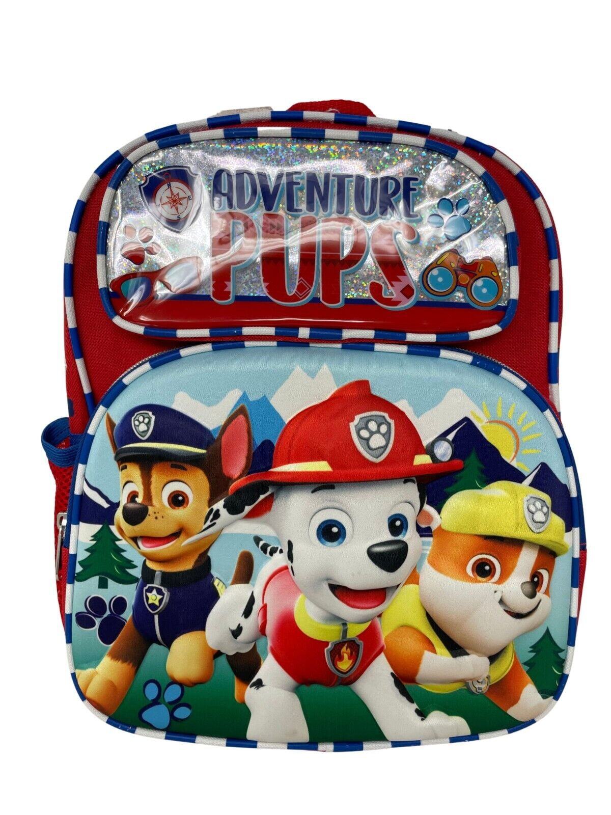 Disney Paw Patrol 3D Face 12 Inches Toddler Backpack - Walmart.com