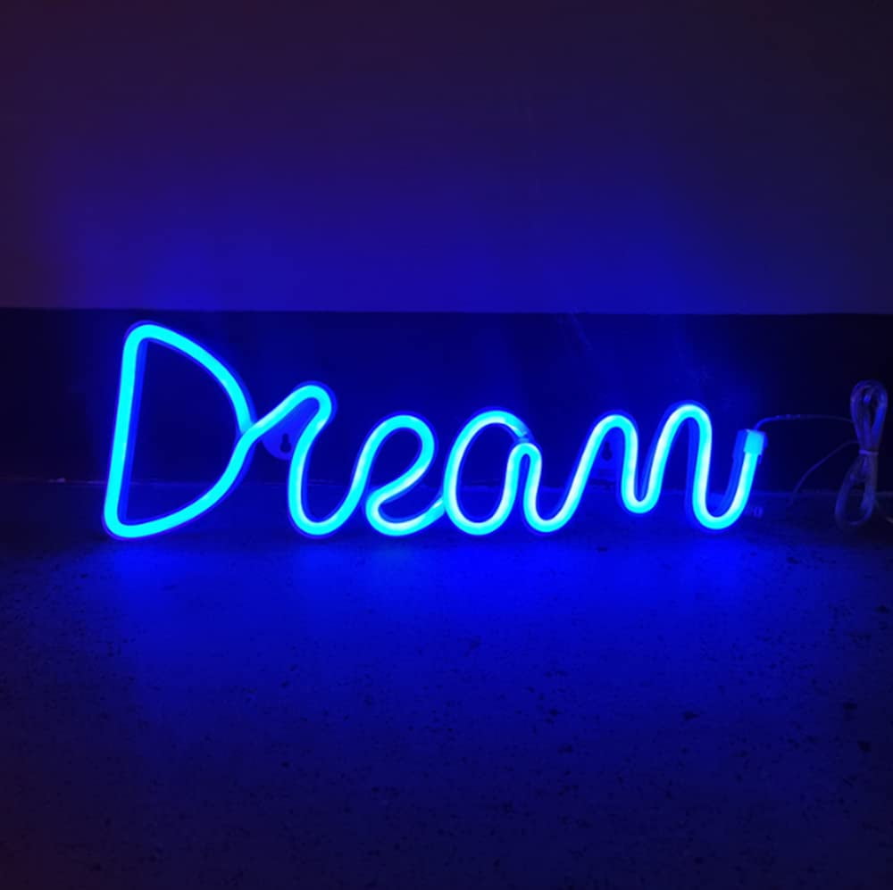 LINLIN Neon Sign,Neon Sign Light Wall LED Neon Night Lamp USB Battery ...
