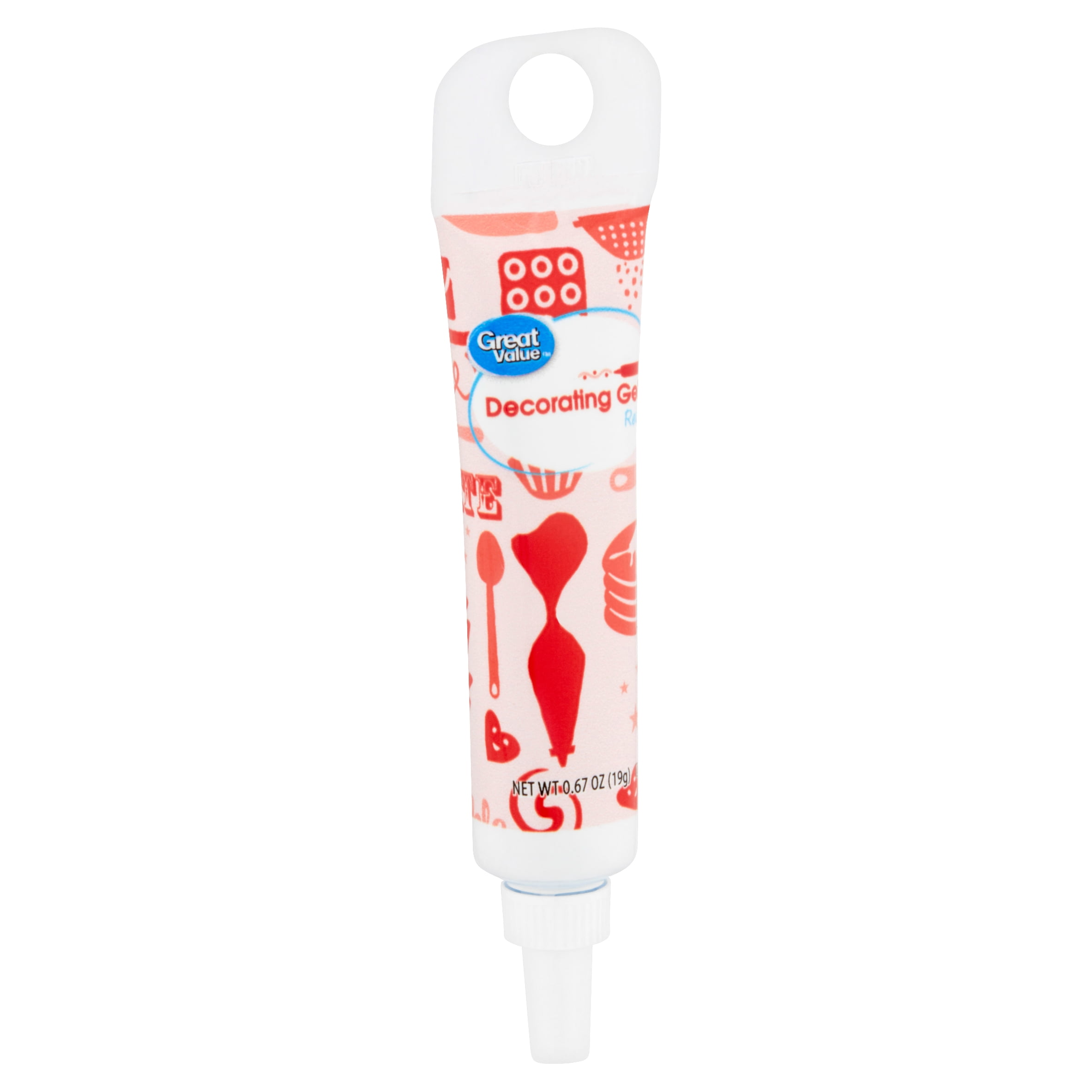 Great Value Red Decorating Gel 0.67 OZ Tube - Walmart.com
