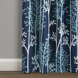 Lush Decor Linear Tree Window Panels Blackout - Gray - 84 x 38 ...