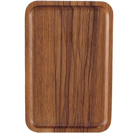 Wood Rectangular S ving Tray Black Walnut Solid Wood Tableware Di play ...