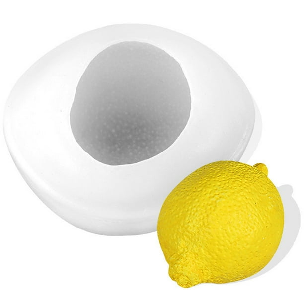 3D Lemon Mold DIY Creative Lemon Chocolate Mold Silicone Soap Mold for ...