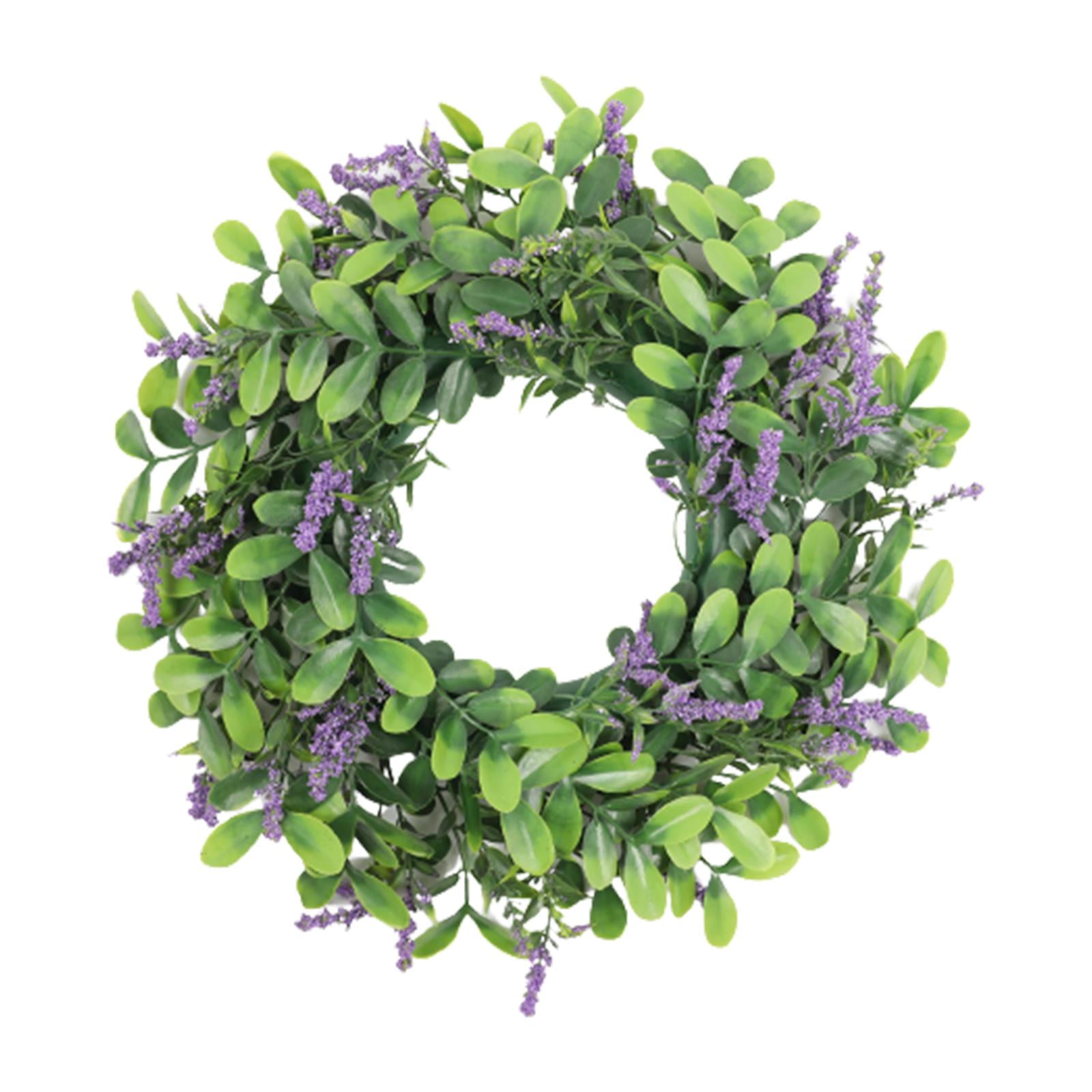Click here for Bunblic Artificial Lavender Wreaths Fake Flower Wr... prices