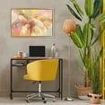 Stupell Industries Warm Palm Leaf Impressions Gold Framed Floater ...