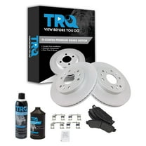 TRQ Front Posi Ceramic Brake Pad & E-Rotor Set Fits Select Chevy GMC ...
