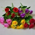 GEATGLJU Hot Sale Artificial Rose Bouquet Single Rose Flower Bunch ...