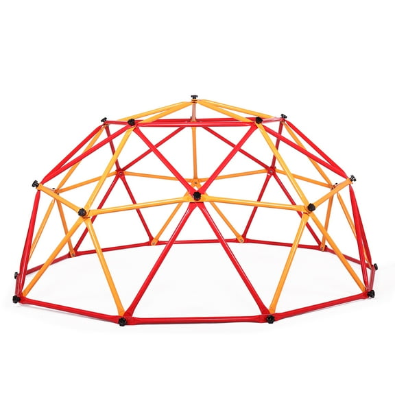 Dome Climber Jungle Gym Outdoor, 10 FT Monkey Bars Climbing Tower, Ten ...