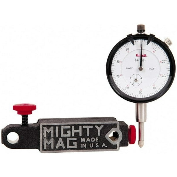 SPI 0.001" Graduation, 0-100 Dial Reading, Indicator & Base Kit 4-1/2 ...