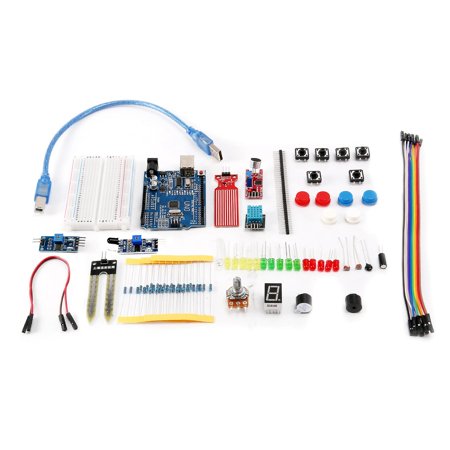 For Arduino Uno R3 Diy Kit R3 Board / Breadboard Lafvin Starter Kit ...