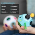 Boxgear Fidget Dodecagon – 12 Side Cube Multifunctional Sensory Fidget ...