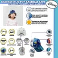 Disney Toddler Girls Finding Dory Character 3D Pop Baseball Cap, White ...