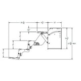Stromberg Carlson Manual Coach Steps by Flexco, 24" Quad, 8" Rise ...