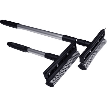 Double Sided Window Scraper with Retractable Handle Multifunction ...