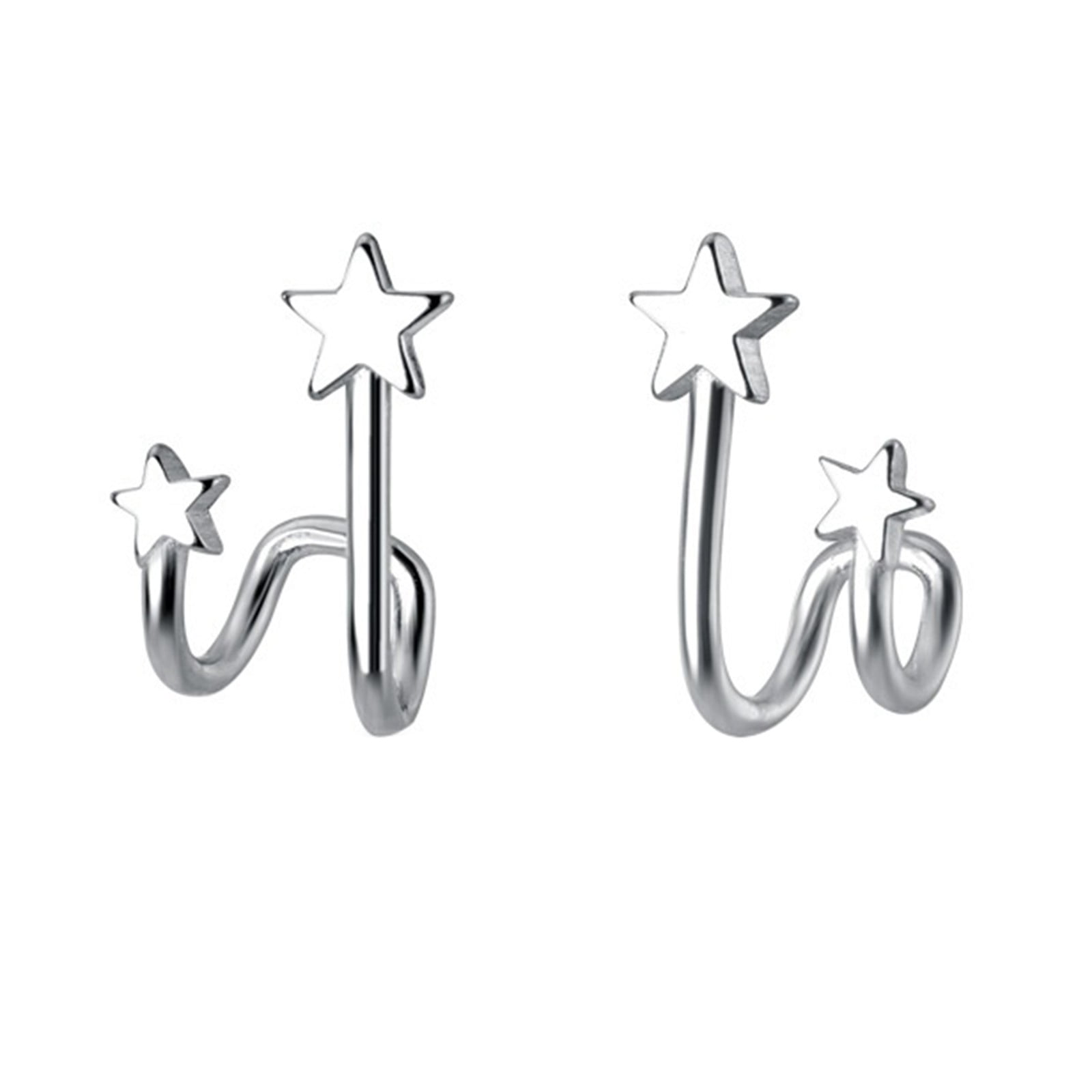 Click here for Riforla Double Stars Earrings Cute Earrings Minima... prices