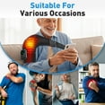 Heated Shoulder Massager, Heating Shoulder Pad with 8 Modes, 3 Speed ...