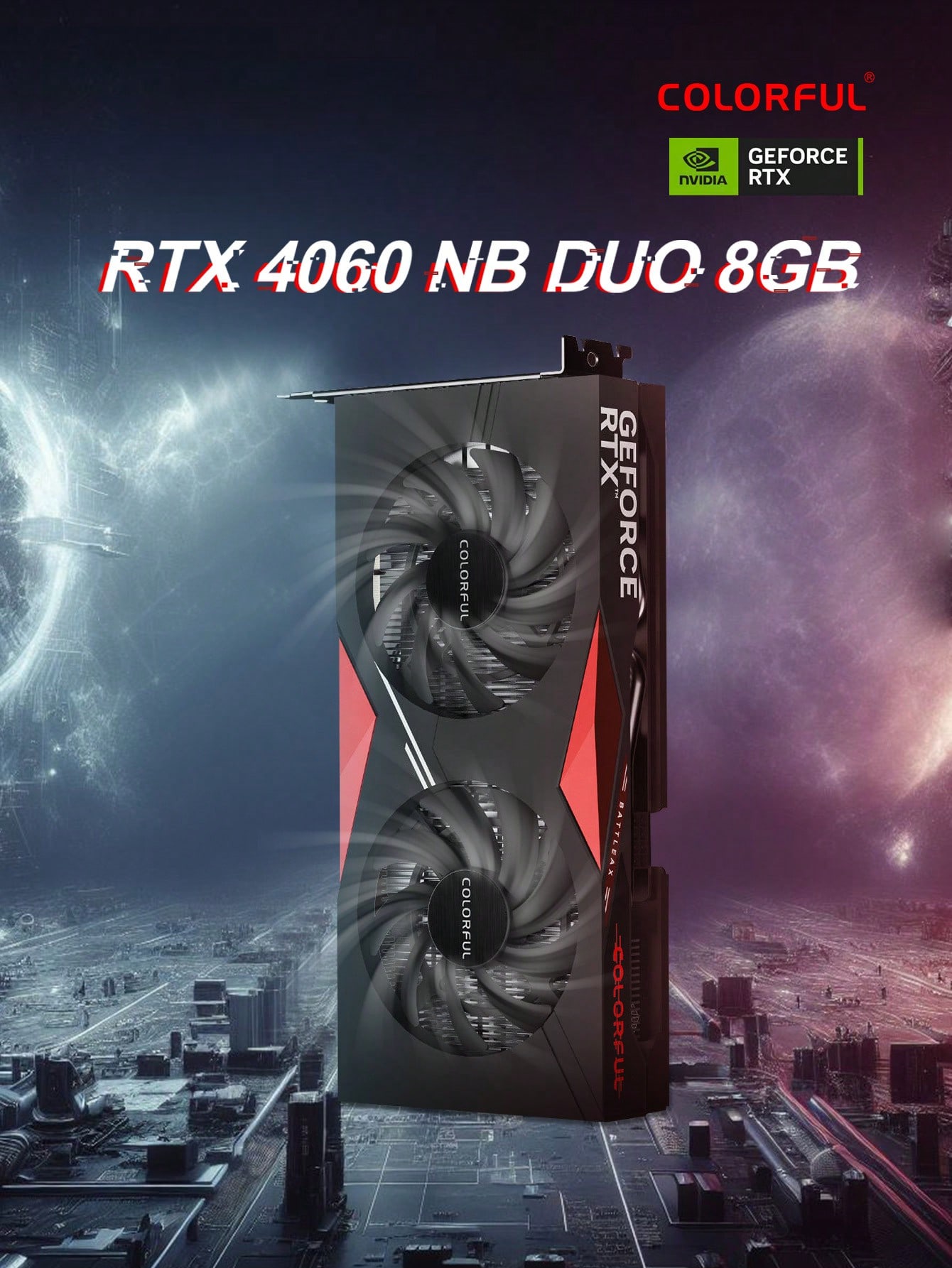 COLORFUL iGame Series GeForce RTX 4060 NB DUO 8GB NVIDIA High End ...