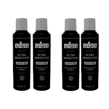 4 Pack - Edge Shave Gel Extra Moisturizing 7 oz - Walmart.com