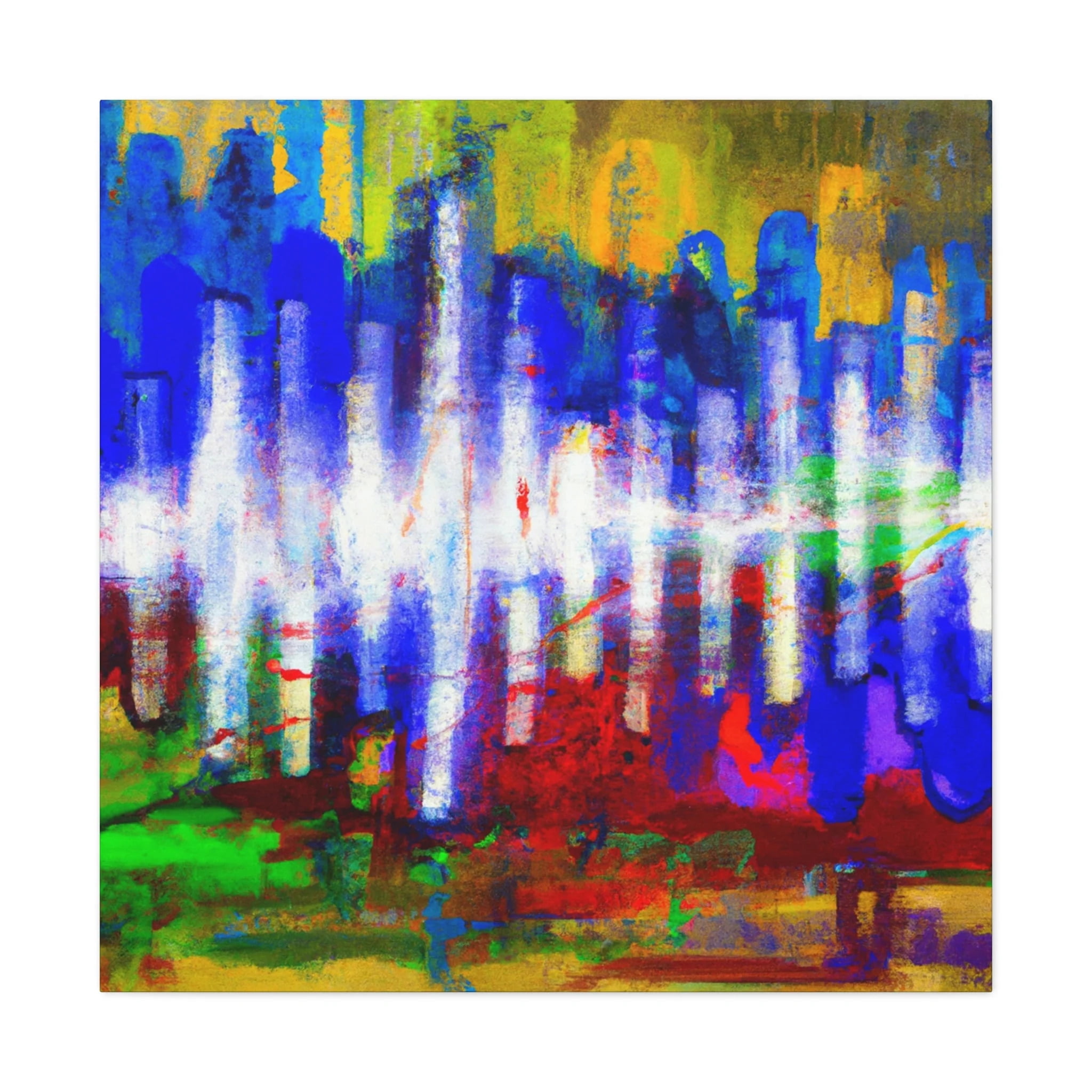 Cacophony of Sound Waves - Canvas - Walmart.com