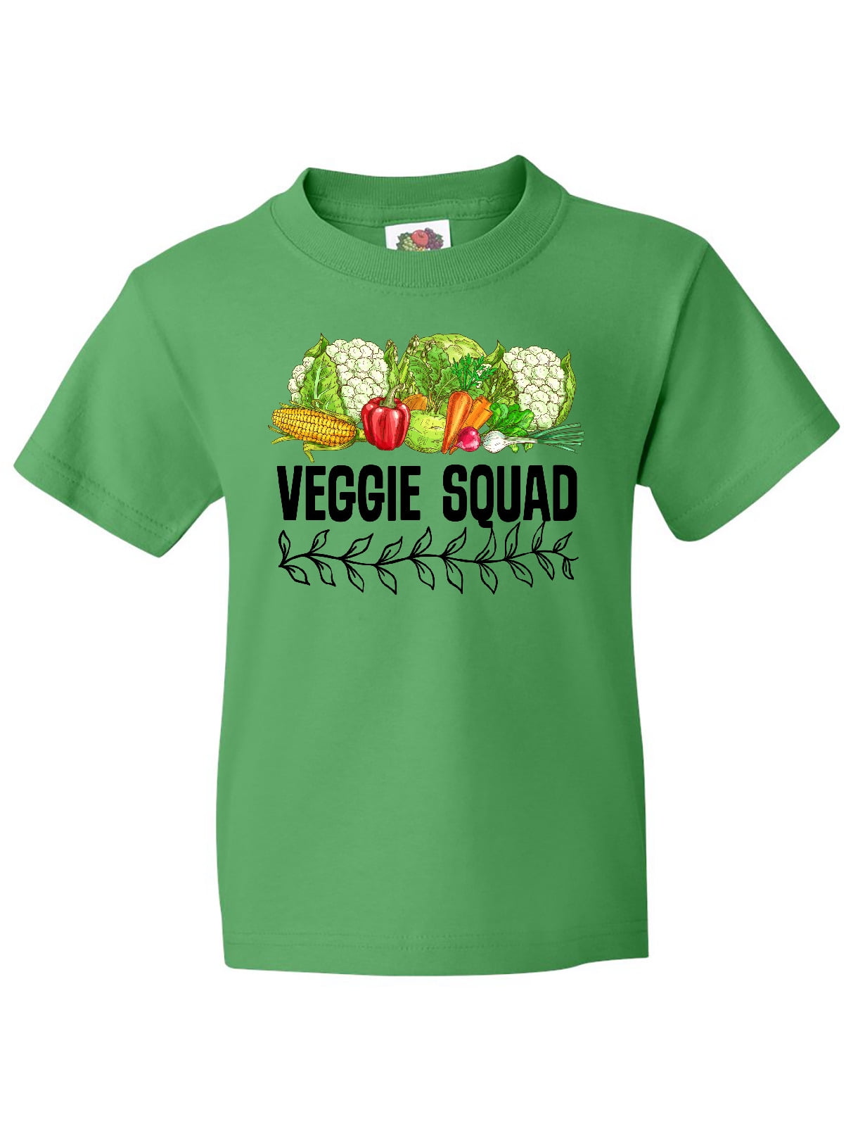 Inktastic Veggie Squad Vegan Vegetarian Youth T-Shirt - Walmart.com
