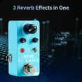 FLAMMA FC02 Mini Reverb Pedal, Digital Guitar Effects with Studio ...