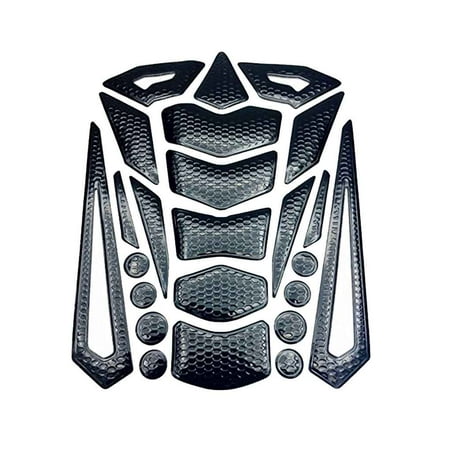 Motorcycle Fuel Oil Tank Pad Decal Protector Fish bone decals for Buell ...