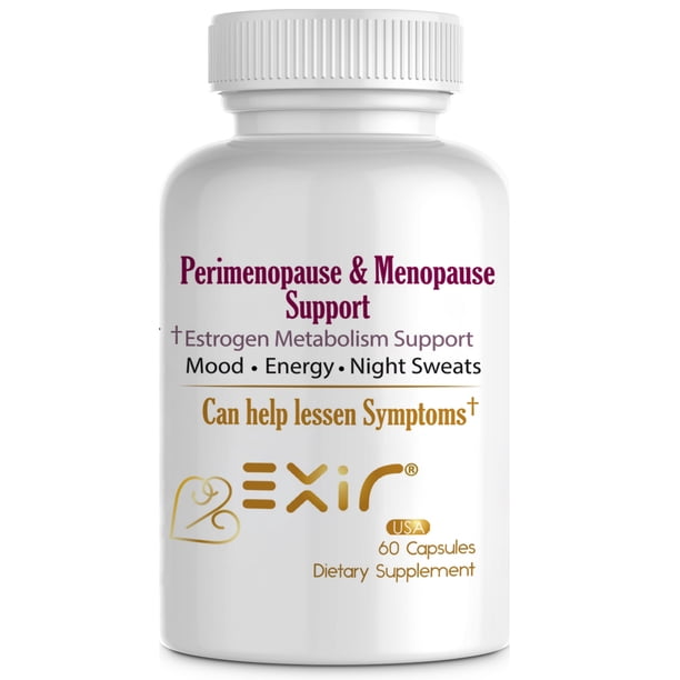 Exir Perimenopause & Menopause Support Supplement with Saffron Extract ...