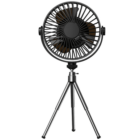 2000mAh Standing Up Fan,Battery Operated Fan with Adjustable Tripod ...