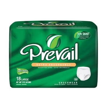 Prevail Maximum Absorbency Incontinence Underwear, 2X-Large, 12-Count ...