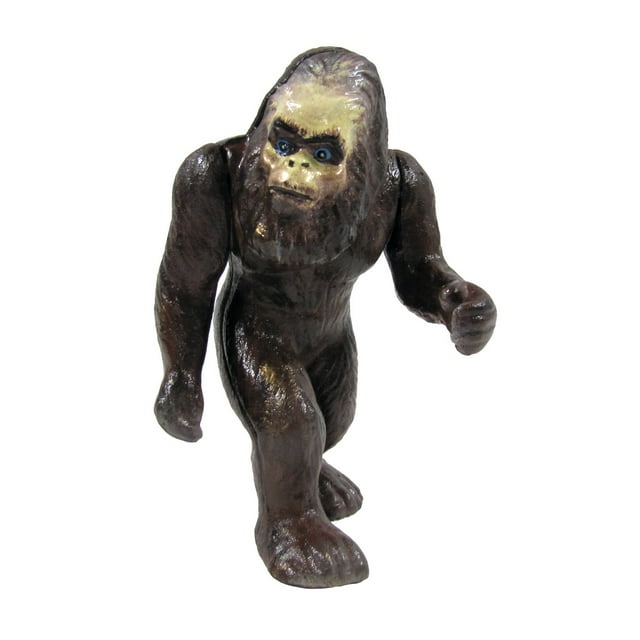 Vintage Sasquatch Statue: Antique Cast Iron Bigfoot Coin Bank for Home ...