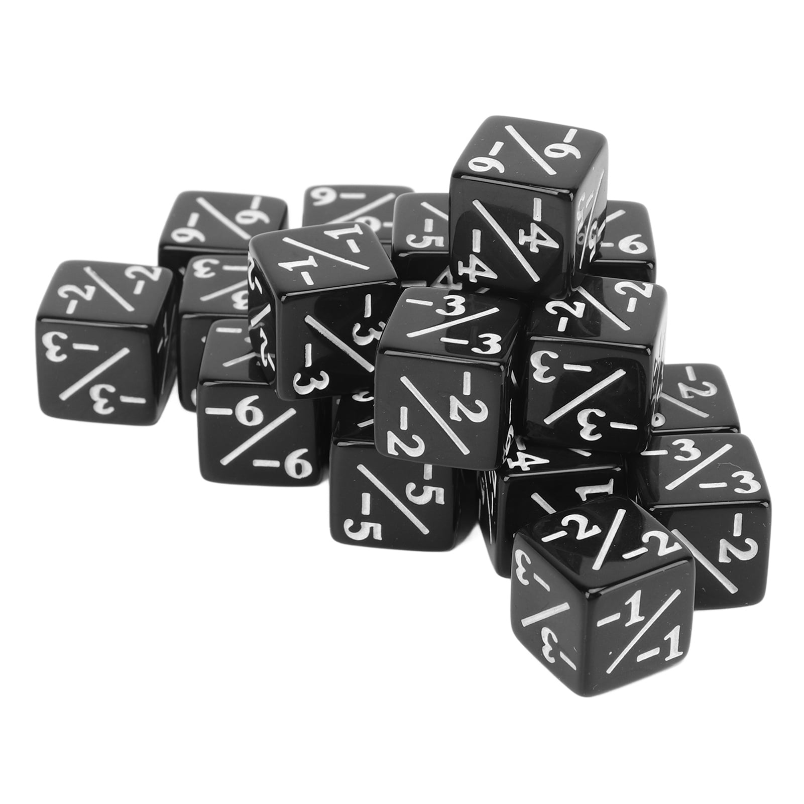 Dados acrílicos, juego de dados de 20 piezas, juego de dados con ...