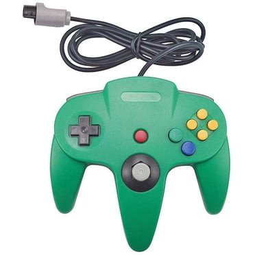 Best Retro Games Classic N64 Wired Controller Black - Walmart.com