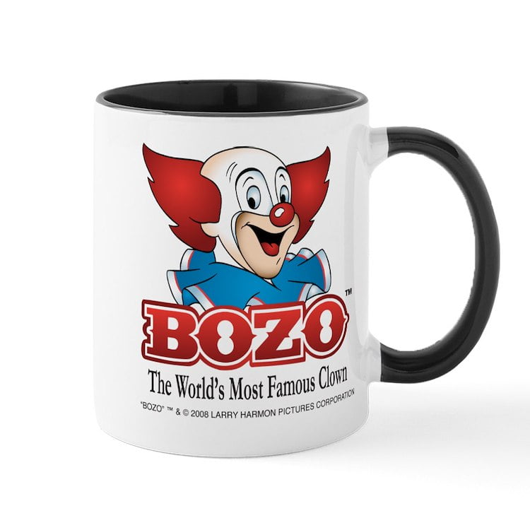 CafePress - Bozo Face Mugs - 11 oz Ceramic Mug - Novelty Coffee Tea Cup ...