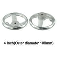 3/4/5/6/8/10/12 inch Handwheel 3-spoke Machinery Hand Wheels Chrome ...