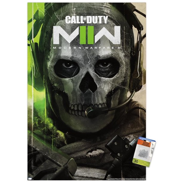 Call of Duty: Modern Warfare 2 - Key Art Wall Poster with Push Pins, 22.375" x 34" - Walmart.com