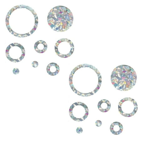 MYG Anti-Collision Bird Strike Clings Stickers Glass Alert Decals Home ...