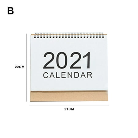 Desk Calendar Desktop Standing Flip Monthly Calendar for Home Office ...