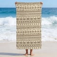 Beach Towel Backpack, Abstract Boho 2 in 1 Soft Absorbent Beach Blanket ...