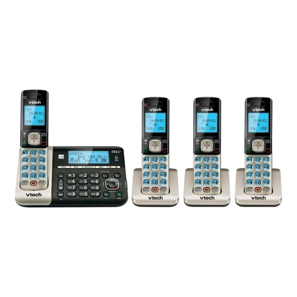 VTech DS6752-4 - Cordless phone - answering system - with Bluetooth ...