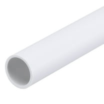 PVC Rigid Round Pipe 16mm ID 20mm OD 20cm/8" Length White High Impact for Water Pipe, Crafts ...