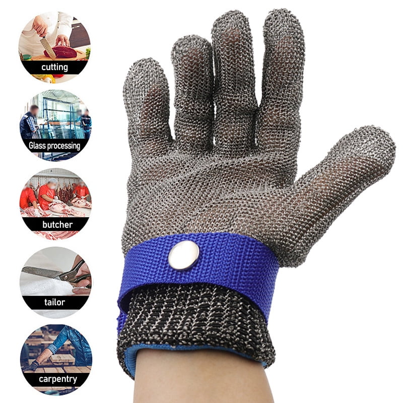Guantes Metálicos Anticorte, Guante Cocina Malla Metálica Acero Anti ...