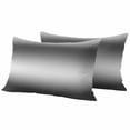 Black White Gradient Watercolor Waterproof Throw Pillow Covers Set of 2 ...