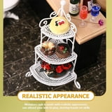 Raindrops 1Pack Iron Doll Rack for Mini House Accessories 9.5x5.2x4In ...