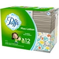 Puffs Plus Lotion Facial Tissues, 12 Boxes of 56 Count, Dermatologist ...