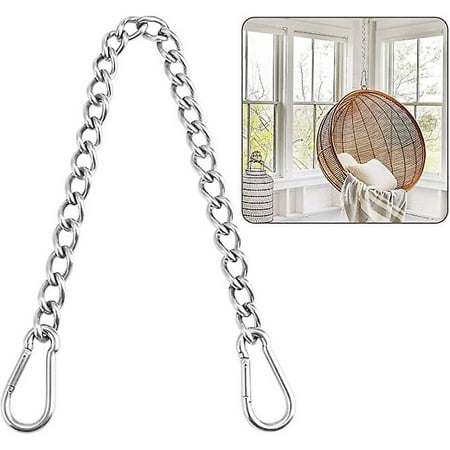 Hanging Chair Chain With 2 Carabiners, 400kg Capacity Heavy Duty ...