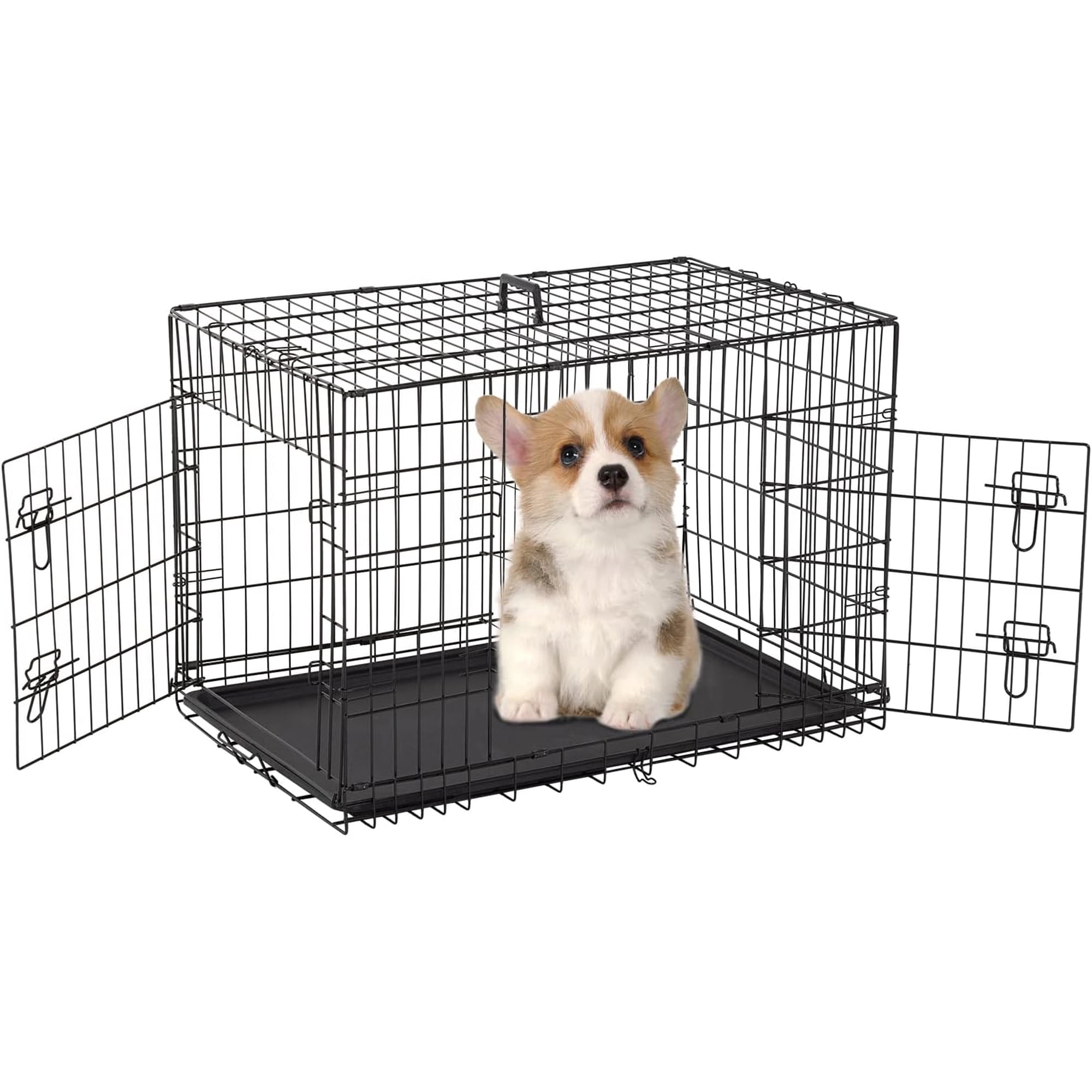 Click here for Bestpet Dog Crate Dog Cage Pet Crate Folding Metal... prices