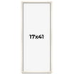 25x50 Frame Black Solid Wood Picture Frame | 0.75 Inch Moulding Width ...