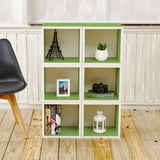 Way Basics Eco Stackable Storage Cube and Cubby Organizer, Green ...