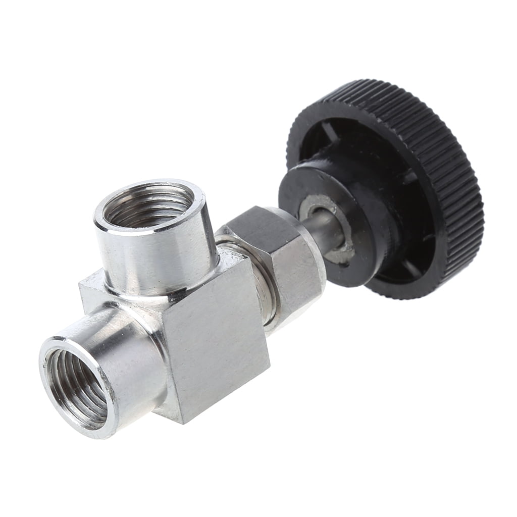 Buy ESTONE 1/4 BSP Equal Female Thread 304 Stainless Steel Flow Control ...