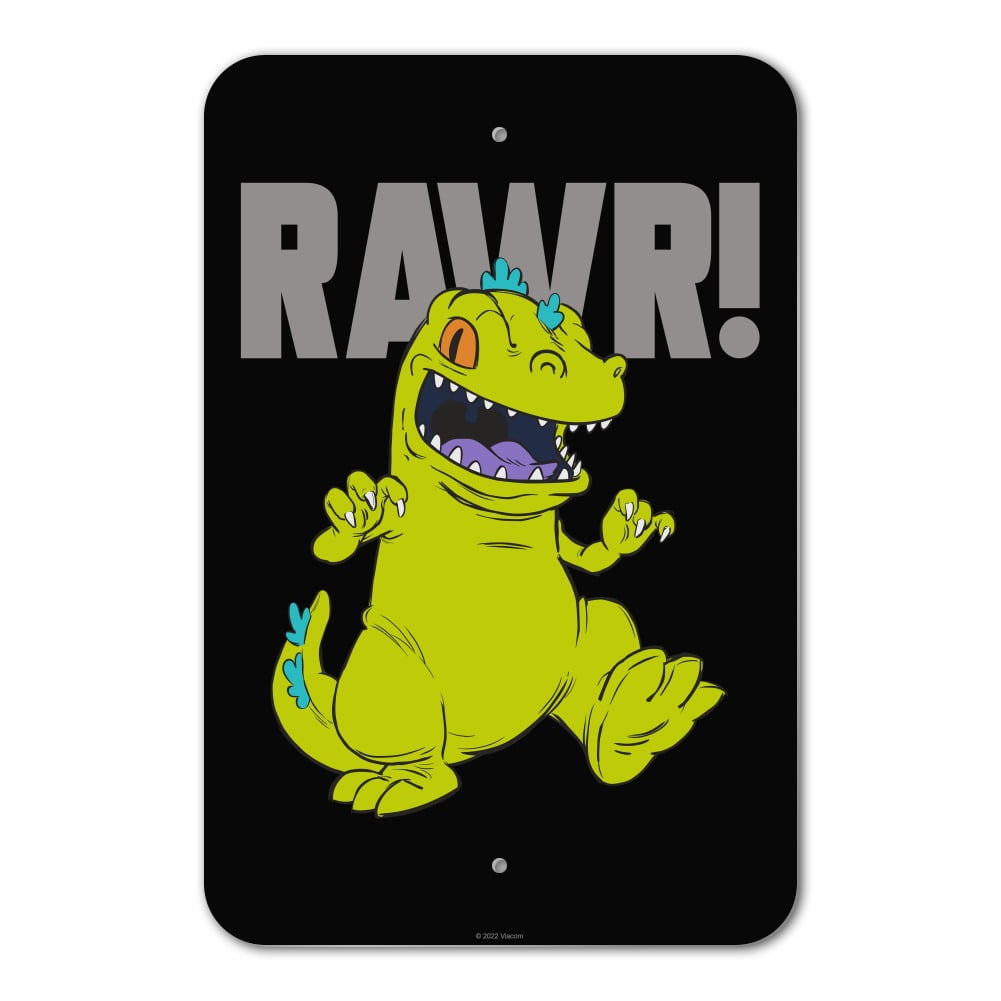 Rugrats Reptar Rawr! Home Business Office Sign - Walmart.com