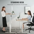Maidesite Electric Standing Desk 48 x 24 inches Desktop for Home Office ...